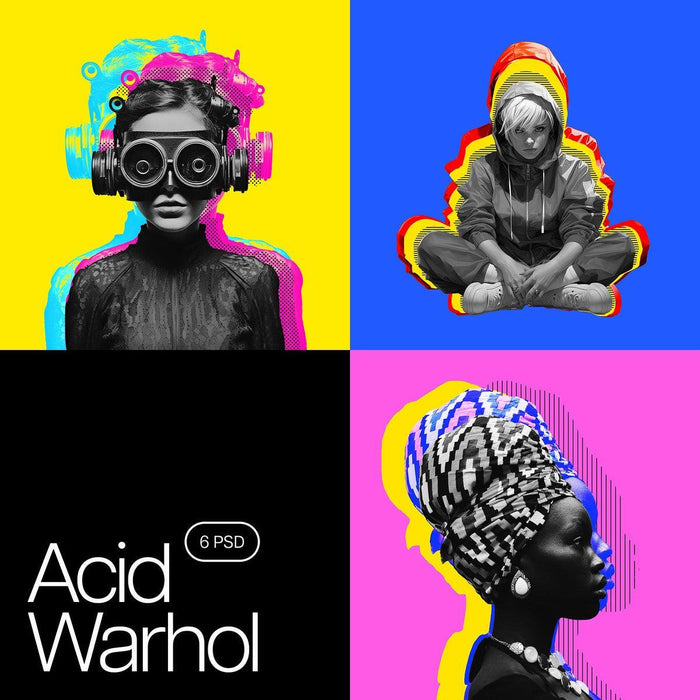 Acid Warhol Pop-Art Photo Effects by Pixelbuddha