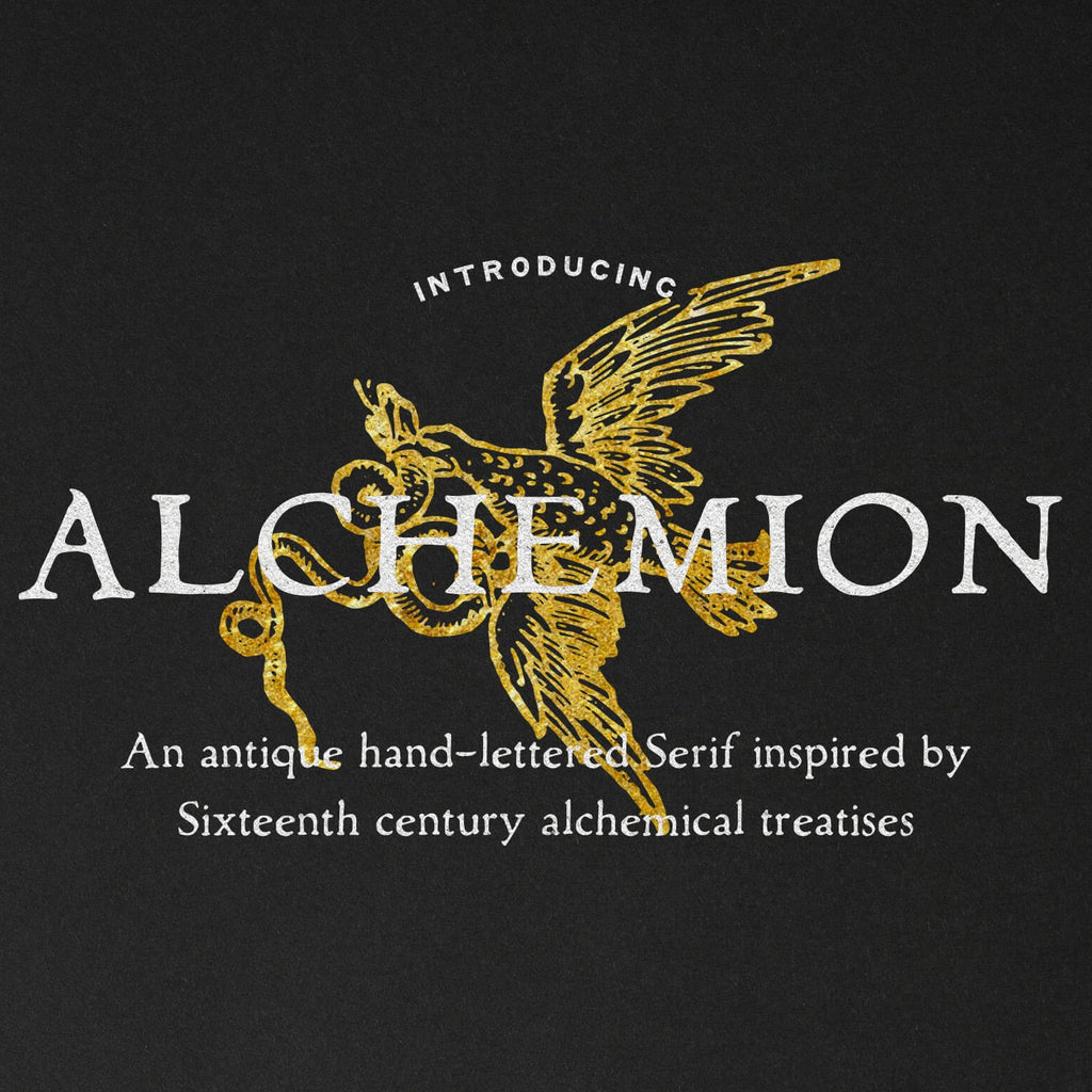 Alchemion Display Serif Font by Nomad Visuals