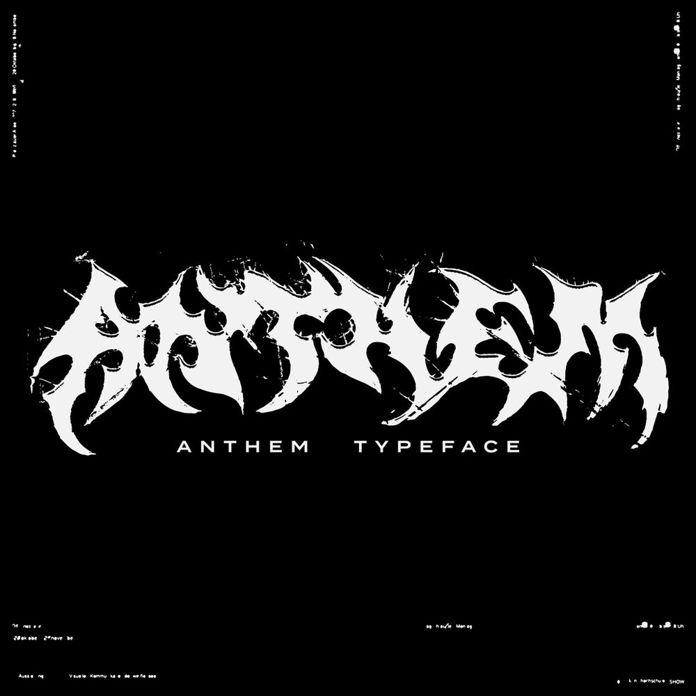 Anthem Typeface by HVNTER