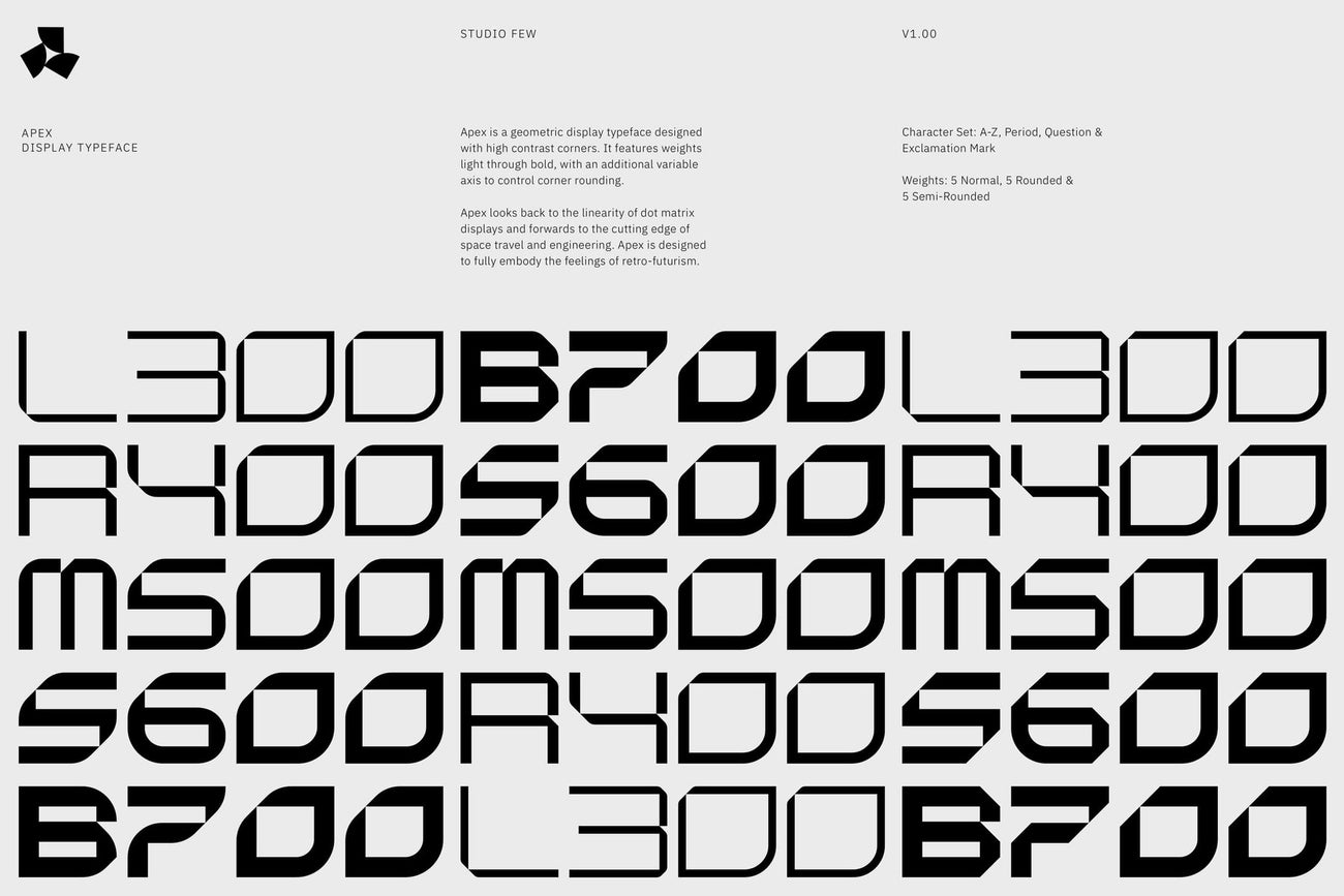 Apex Display - Full Family by Studio Few