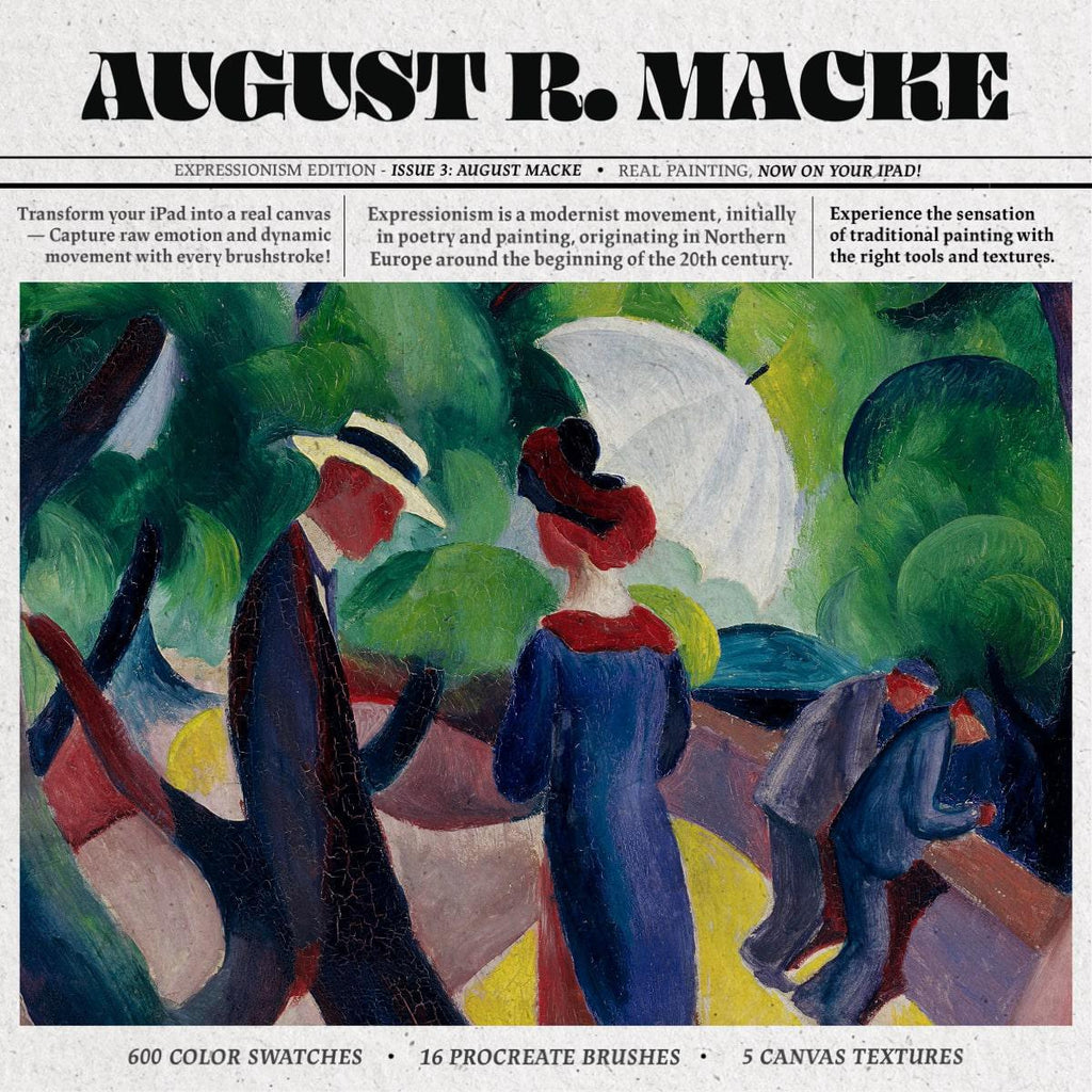 August Macke Procreate Kit by Digi Life