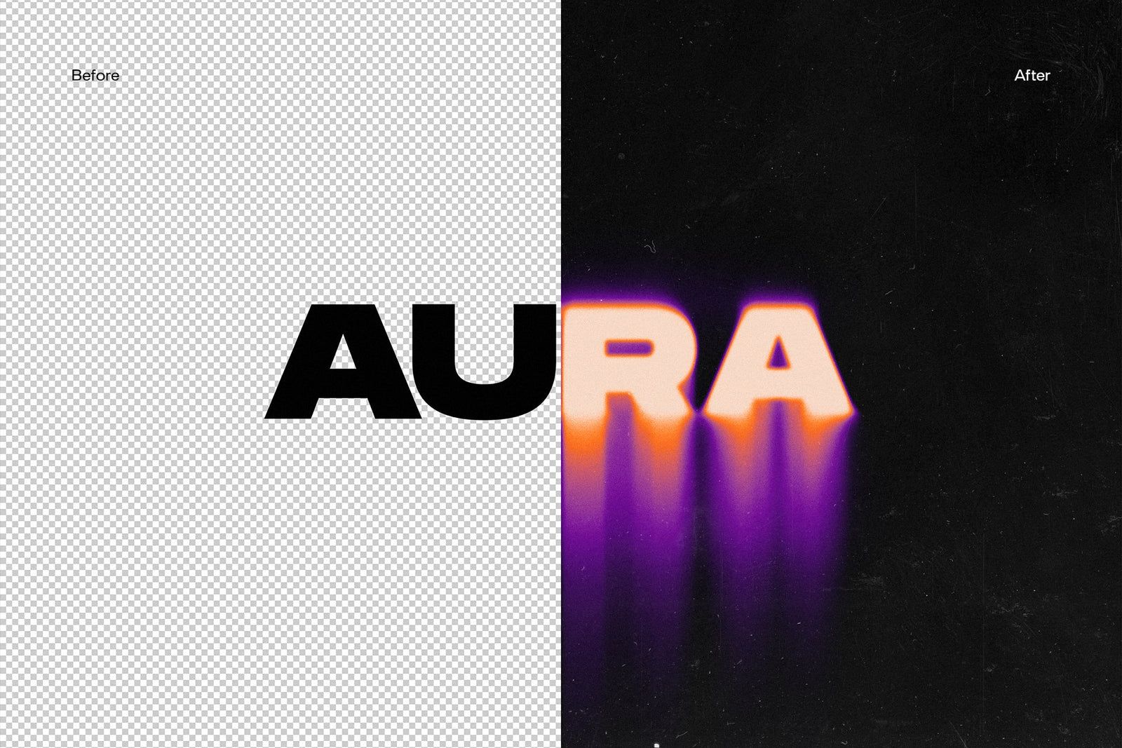 Aura Text Effect by Divided.co