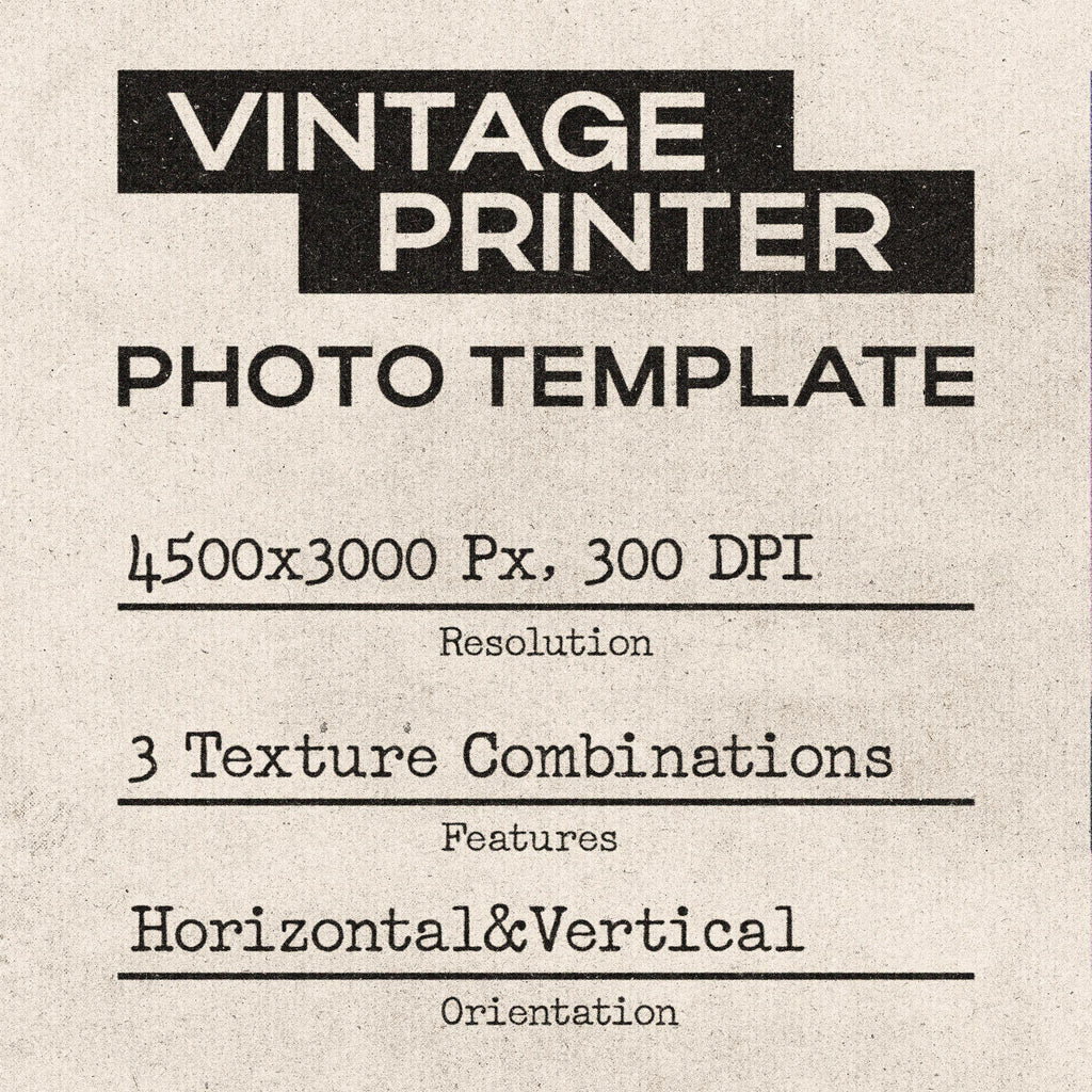 Authentic Vintage Printer by Pixelbuddha