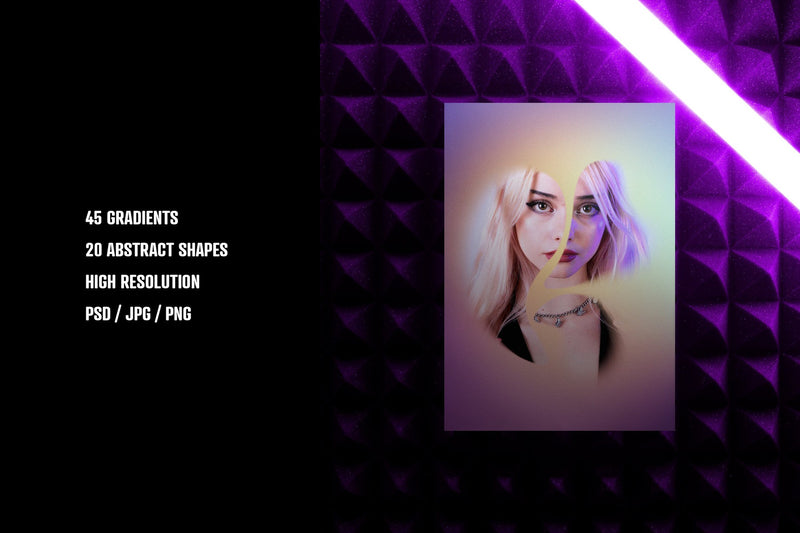 Blurred Cutout Masks Kit by Pixelbuddha