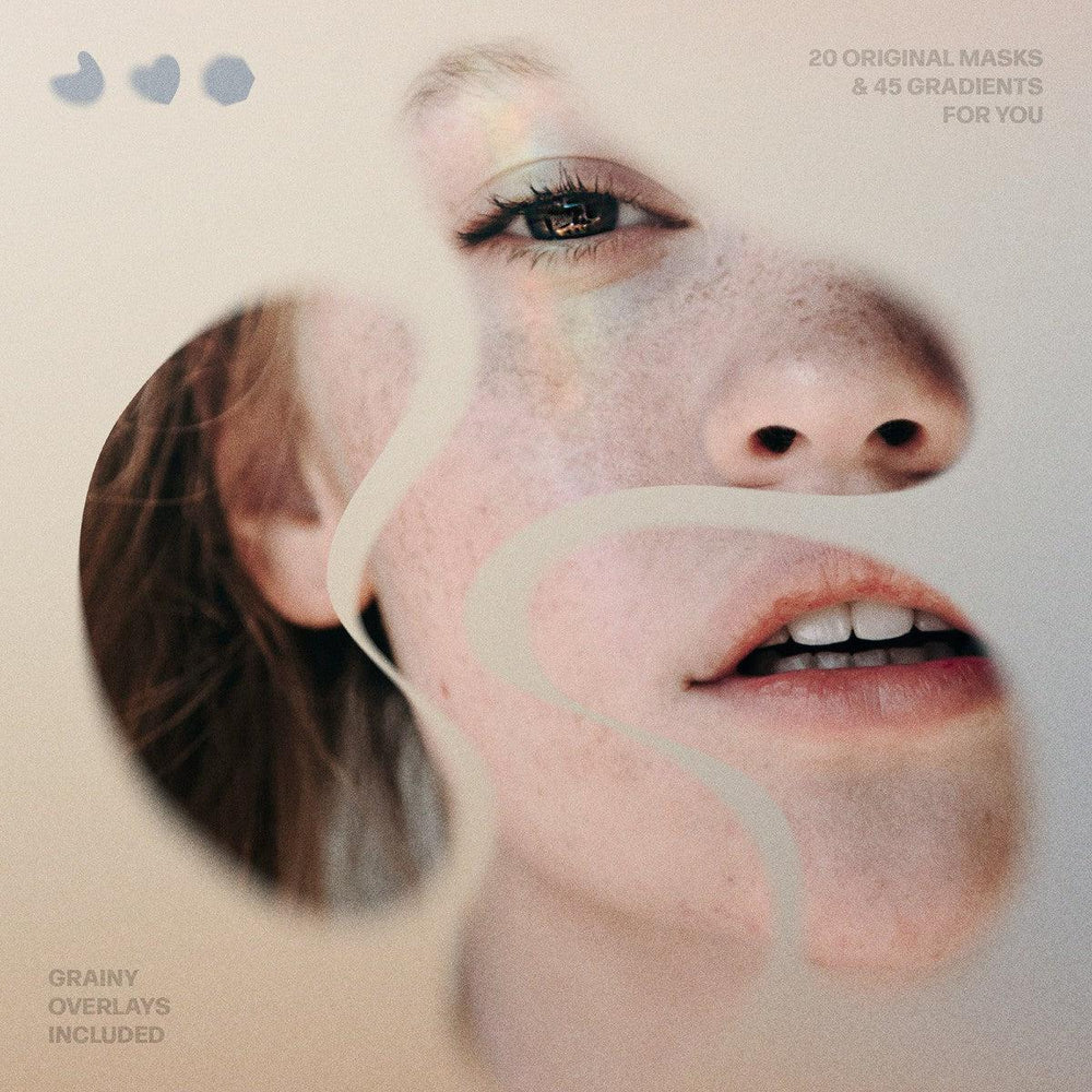 Blurred Cutout Masks Kit by Pixelbuddha