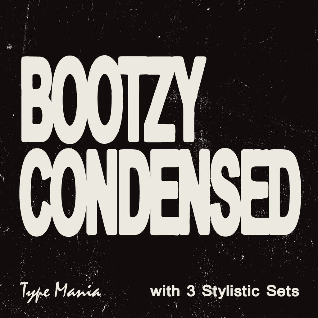 Bootzy Condensed TM by Type Mania