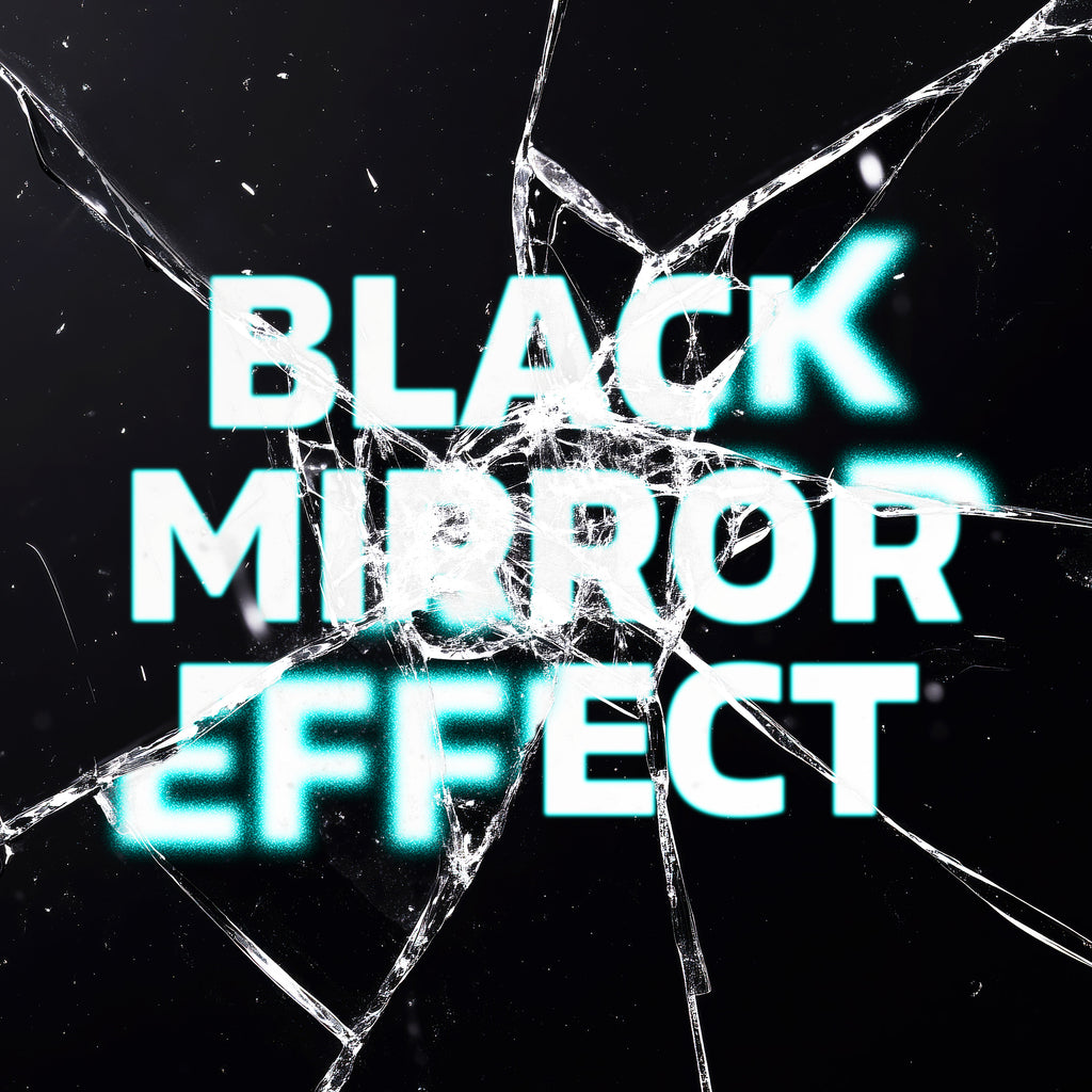 Broken Black Mirror Effect by Pixelbuddha