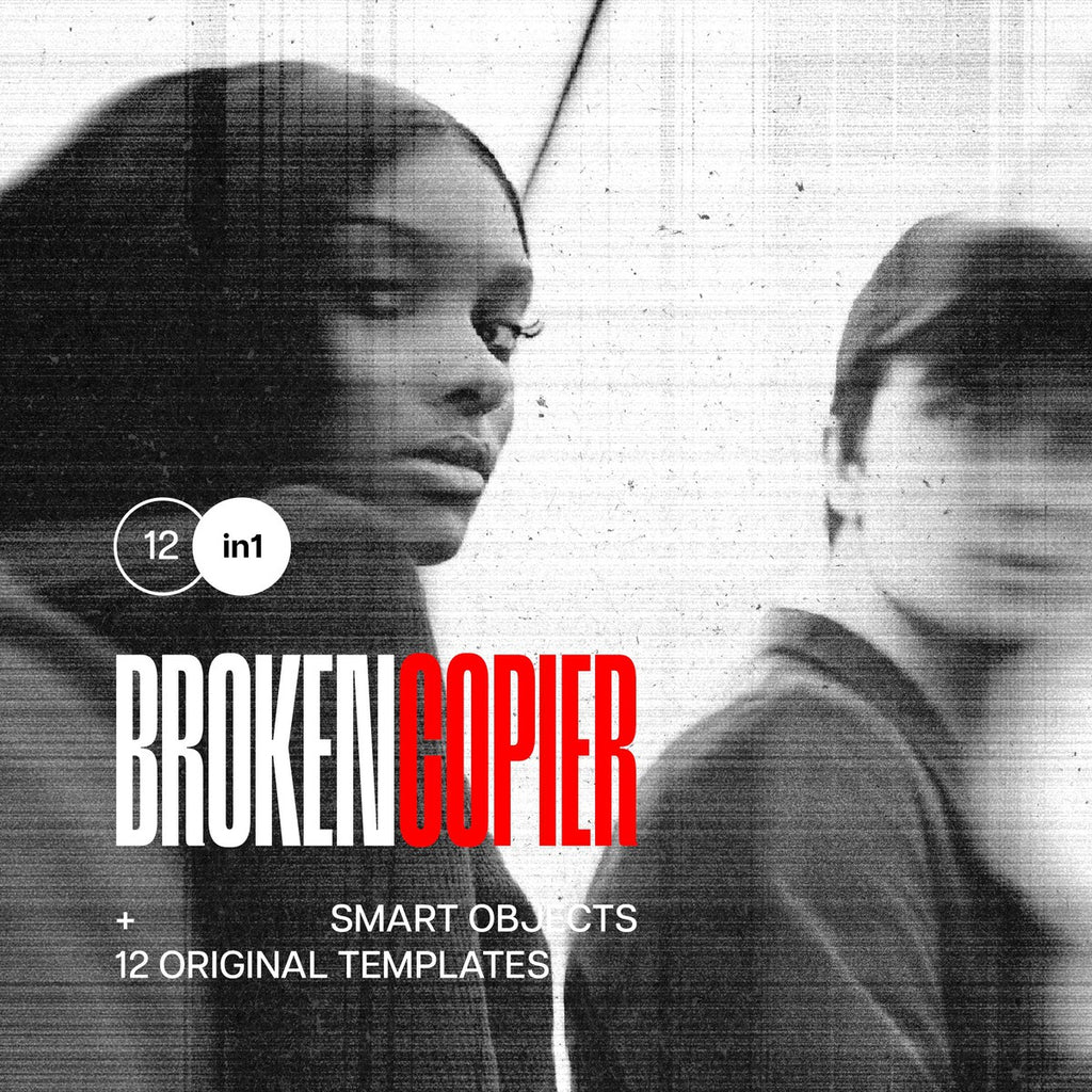 Broken Copier Photo Effects by Pixelbuddha