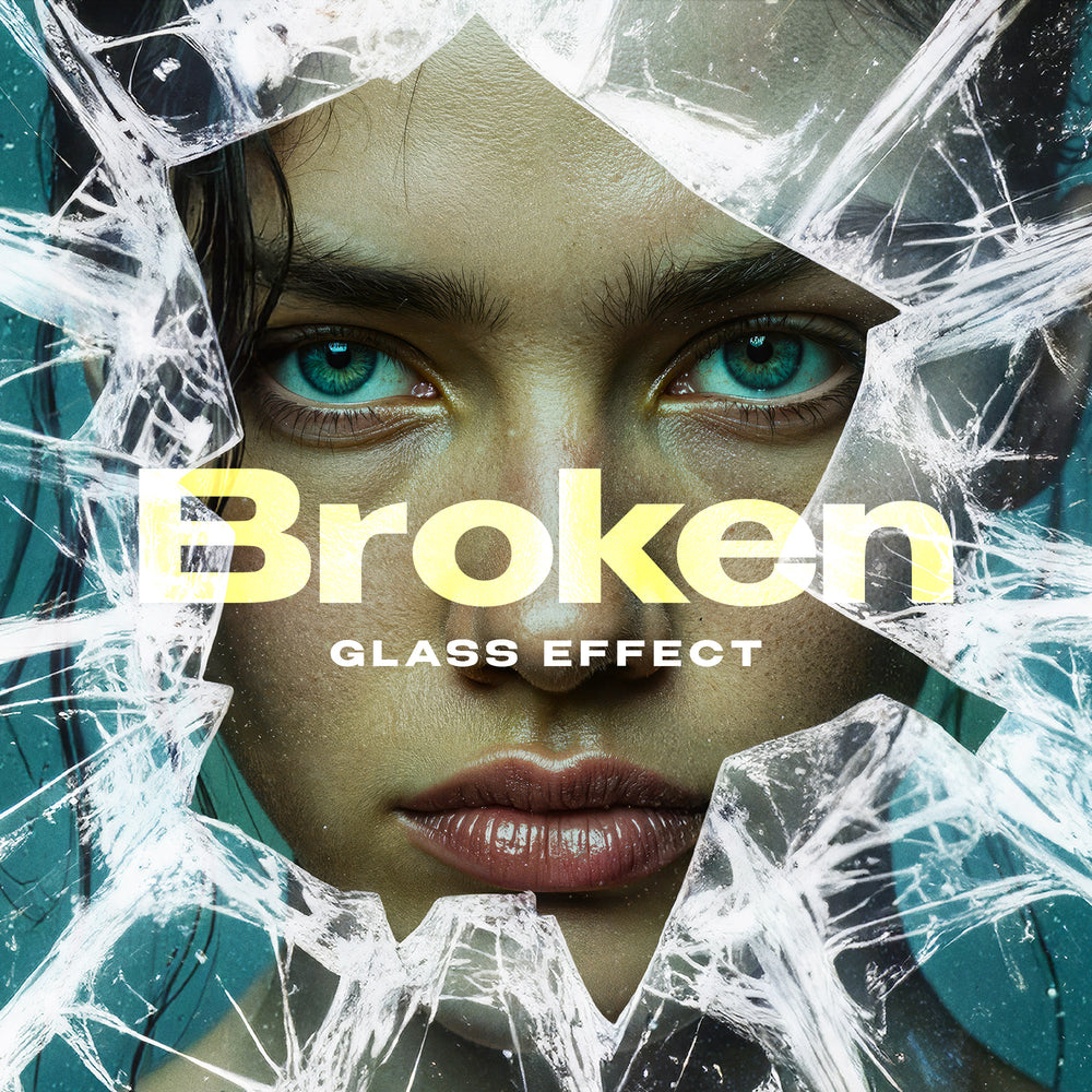 Broken Glass Photo Effect by Pixelbuddha