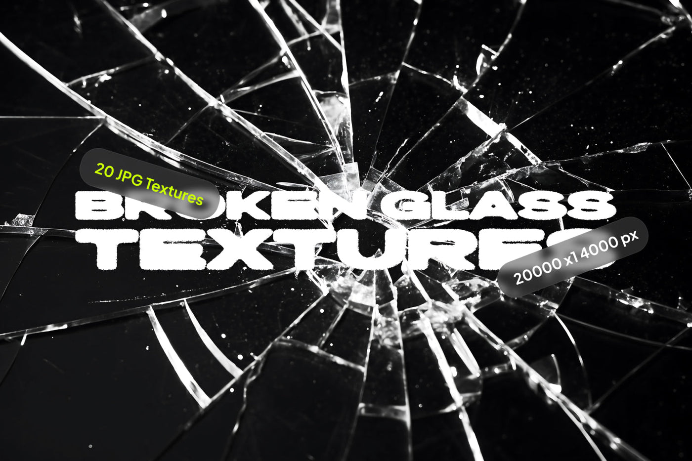 Broken Glass Textures by Aftermockup
