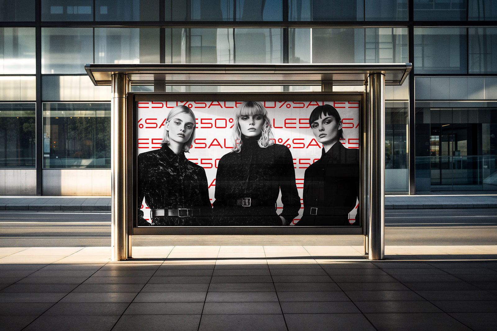 Bus Stop Horizontal Banner Mockup by Pixelbuddha