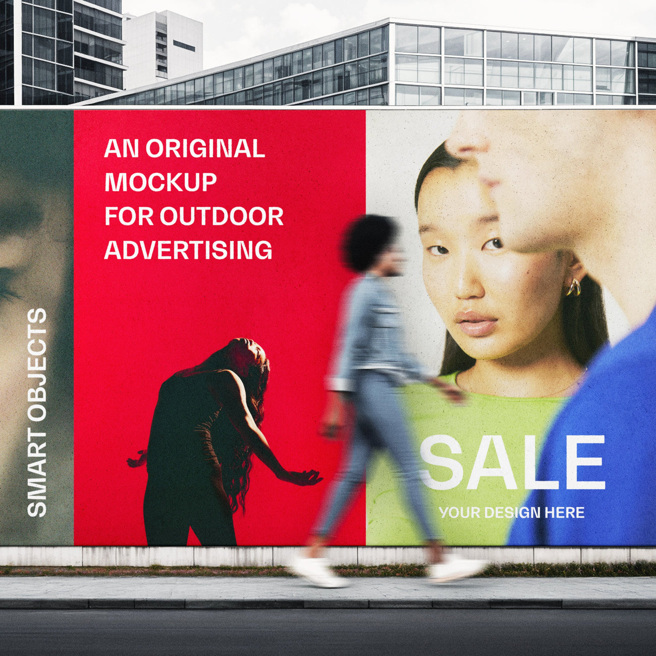 City Wall Mockup by Pixelbuddha