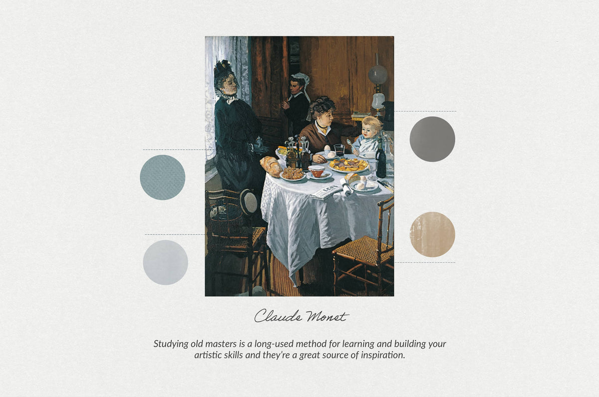 Claude Monet Procreate Brushes & Color Palettes by Digi Life