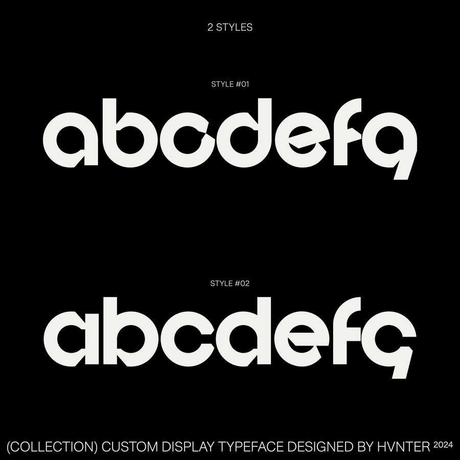 Collection Typeface by HVNTER