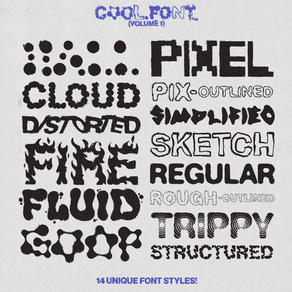 Cool Font (Vol. 1) by HVNTER