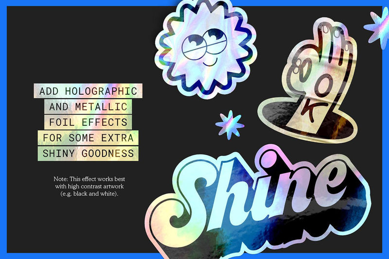 Custom Shape Sticker Mockup by mockstar