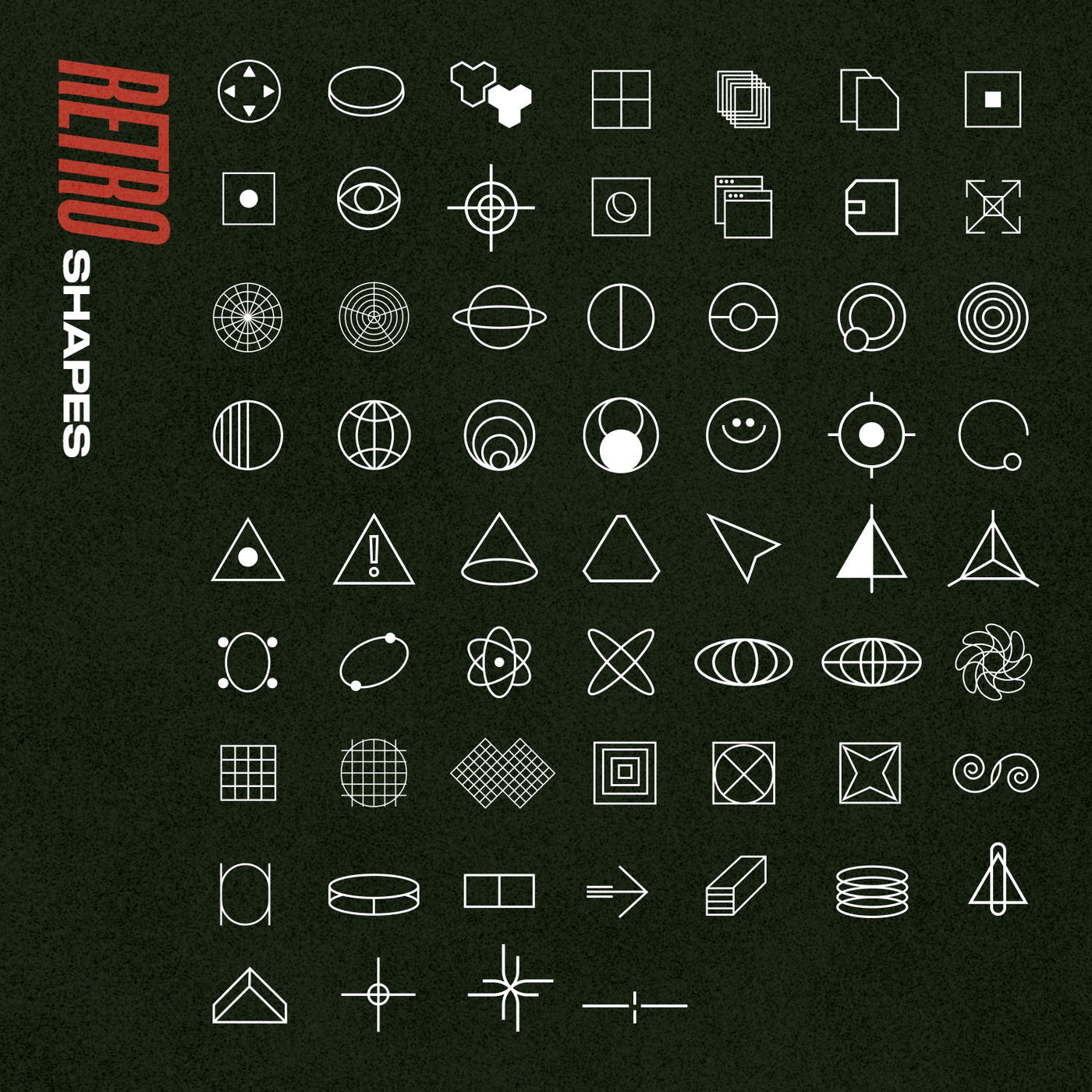 Cyber Y2K Shapes by Studio Dusk