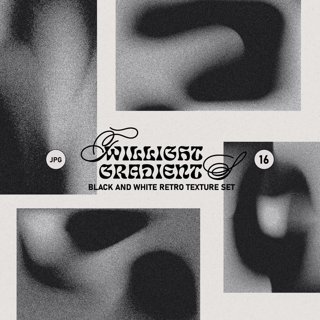 Dark Retro Twilight Gradient Set by angelainthefields