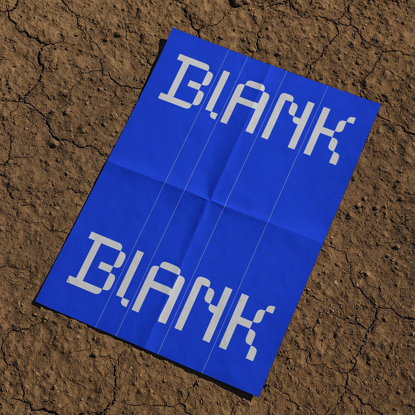 Desert Ground Poster Mockup by Blank Studio