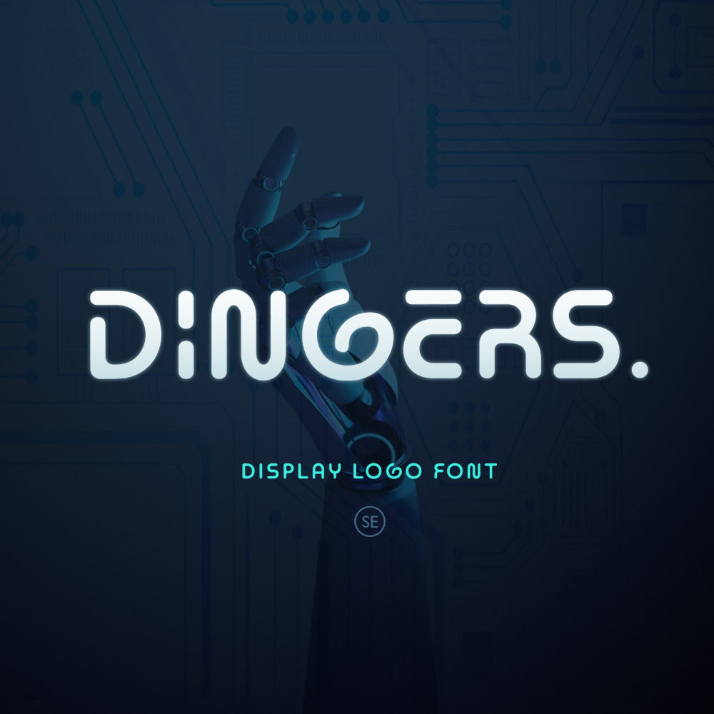 Dingers - Display Logo Font by Sarid Ezra