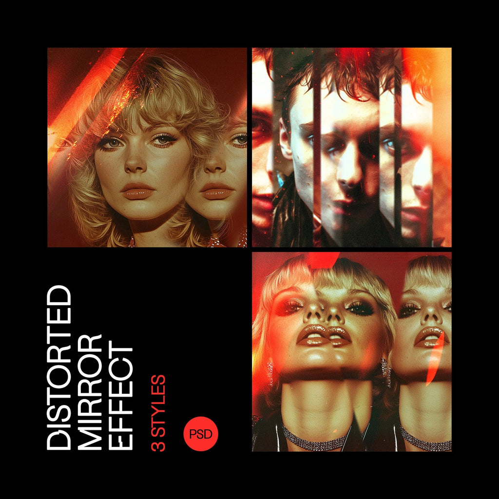 Distorted Mirror Photo Effect by Pixelbuddha