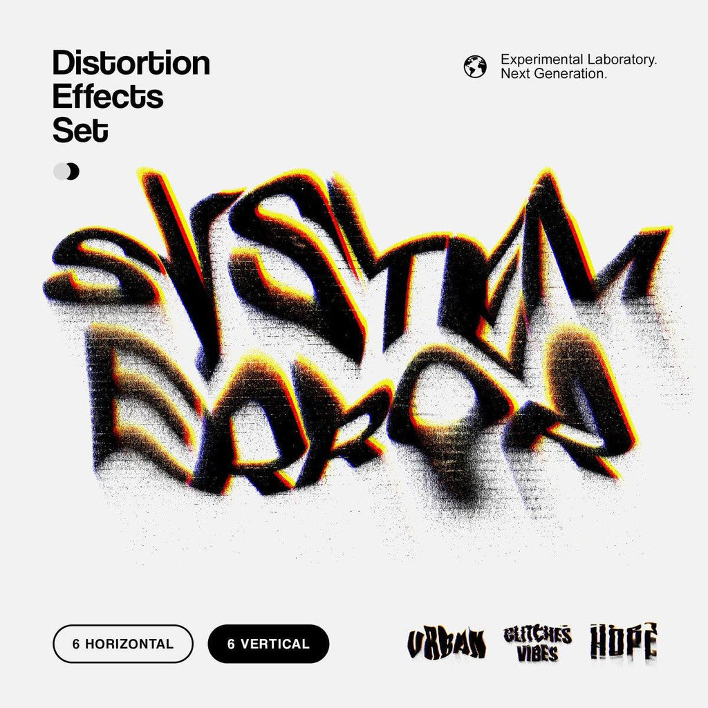 Distortion Text Effects Collection by Pixelbuddha