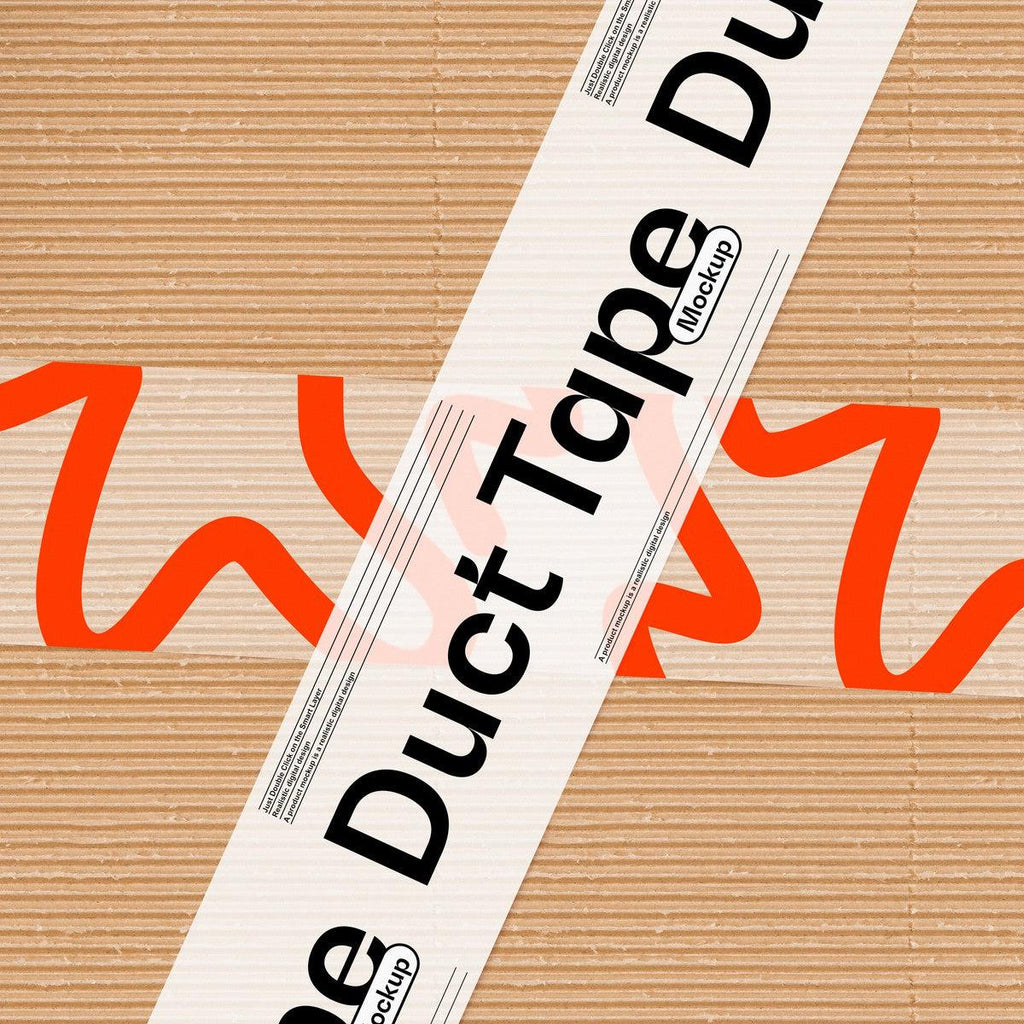 Duct Tape & Box Mockups Set by Pixelbuddha