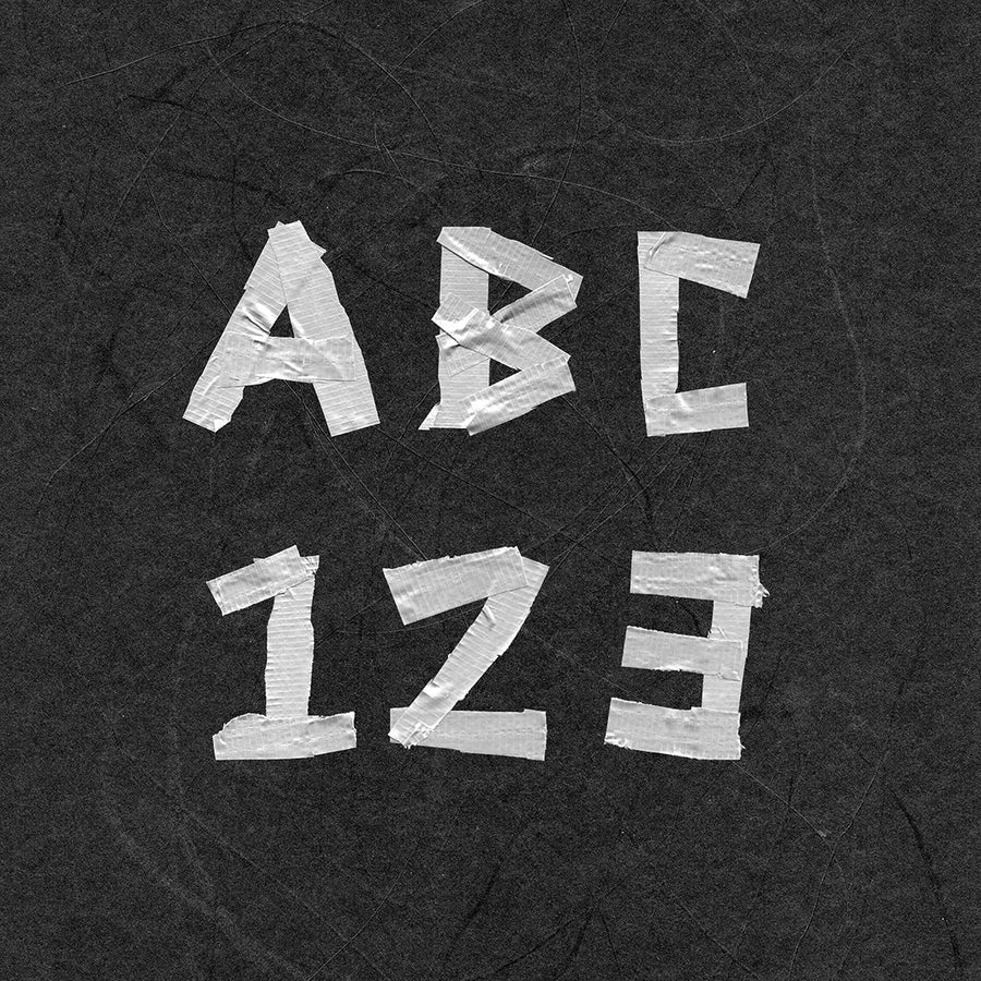 Duct Tape Letters by secret-cache