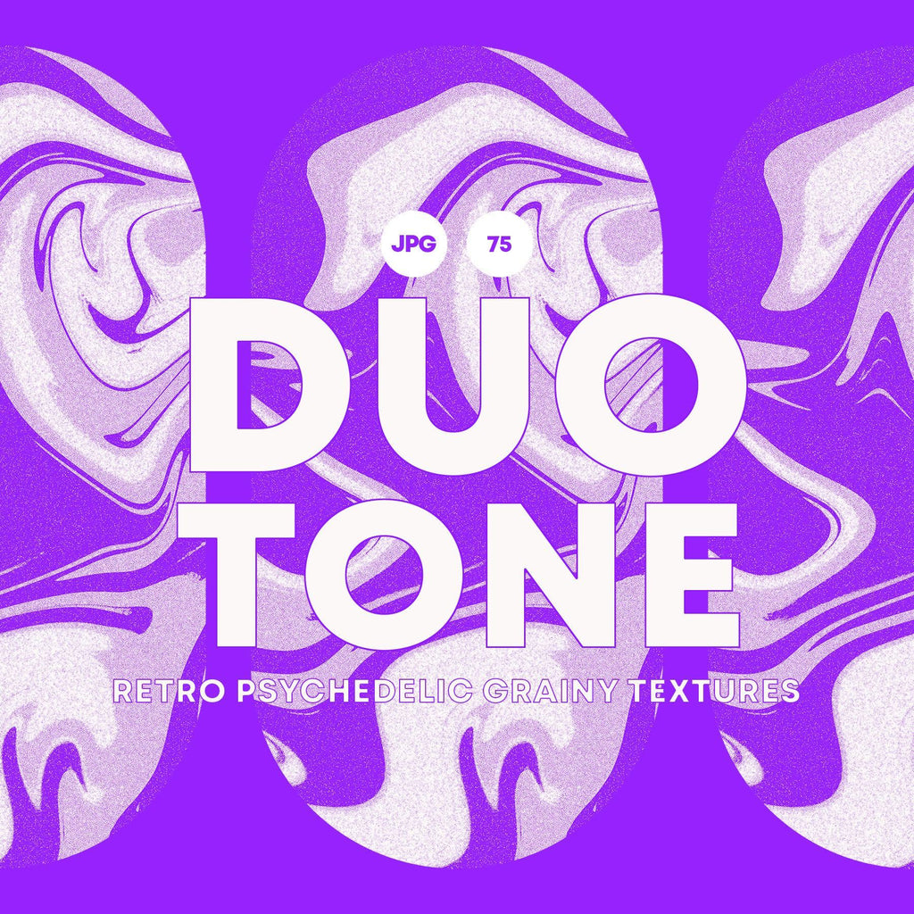 Duotone Psychedelic Textures by angelainthefields