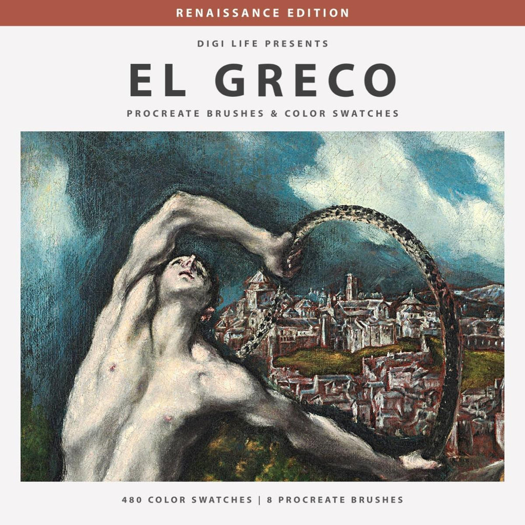 El Greco Procreate Brushes & Color Palettes by Digi Life