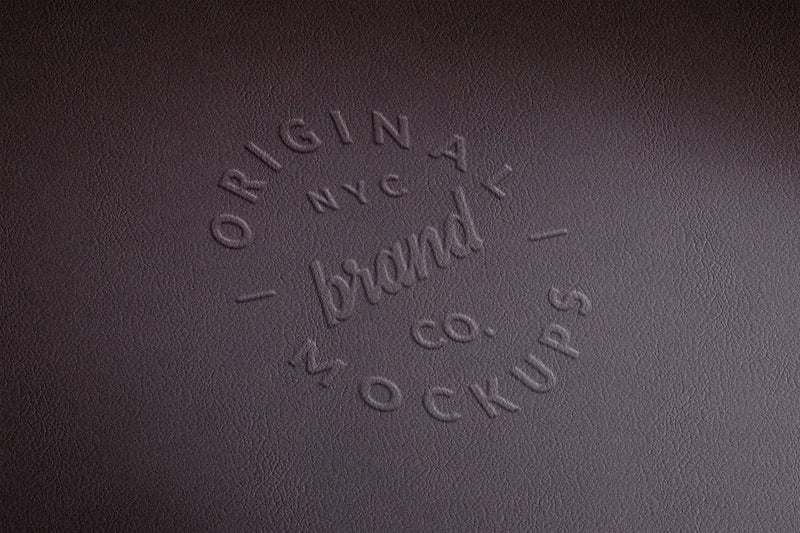 Embossed Fabric Logo Mockups by Pixelbuddha