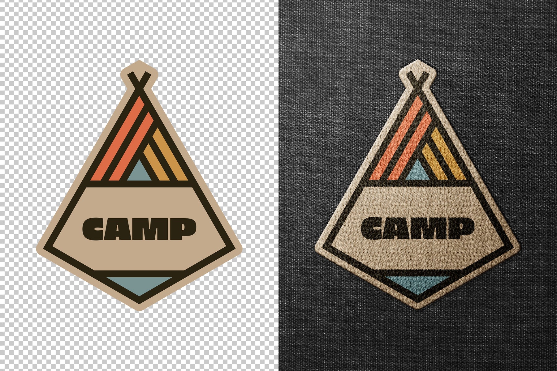 Embroidered Patch Mockup by Pixelbuddha