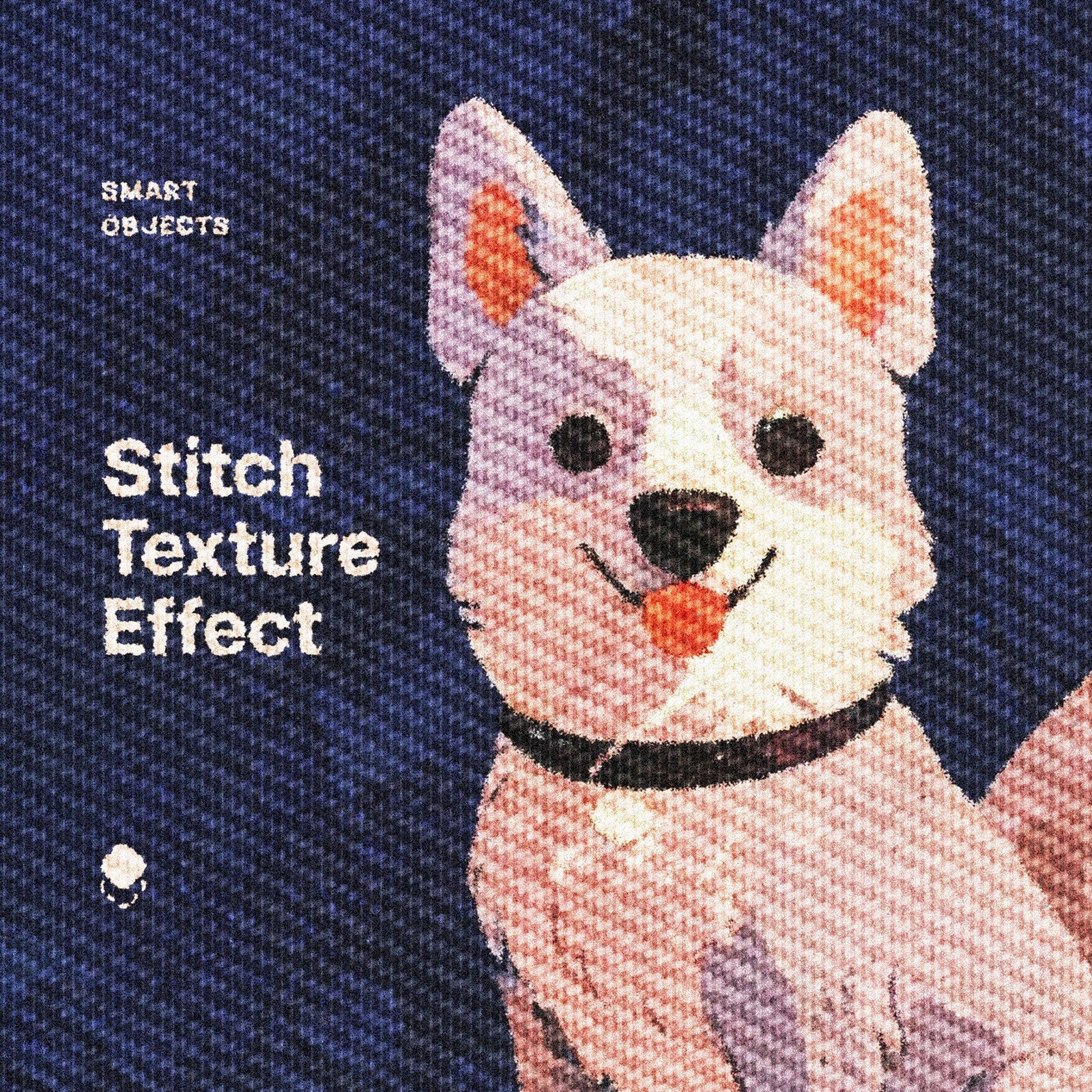 Embroidery Stitch Texture Effect by Pixelbuddha
