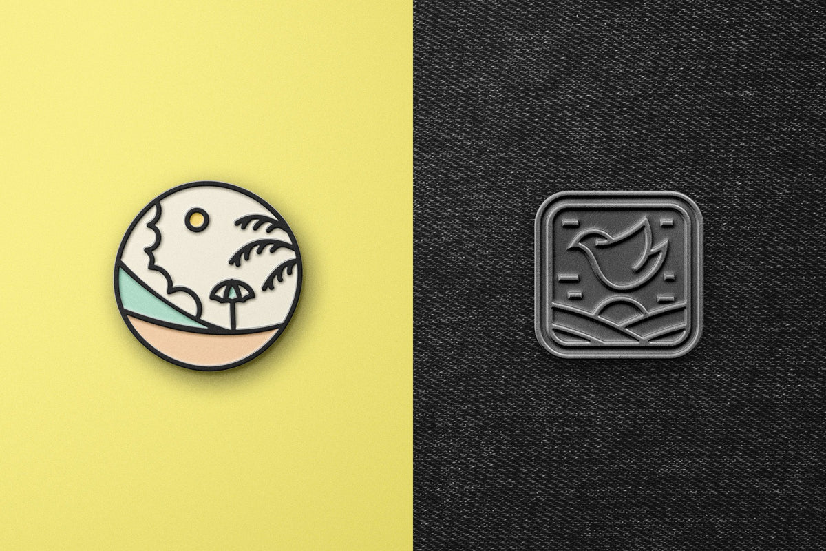 Enamel Pin Mockup by Pixelbuddha