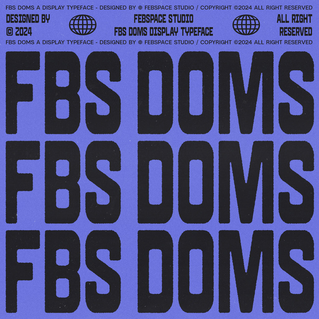 FBS Doms Typeface by Febspace Studio