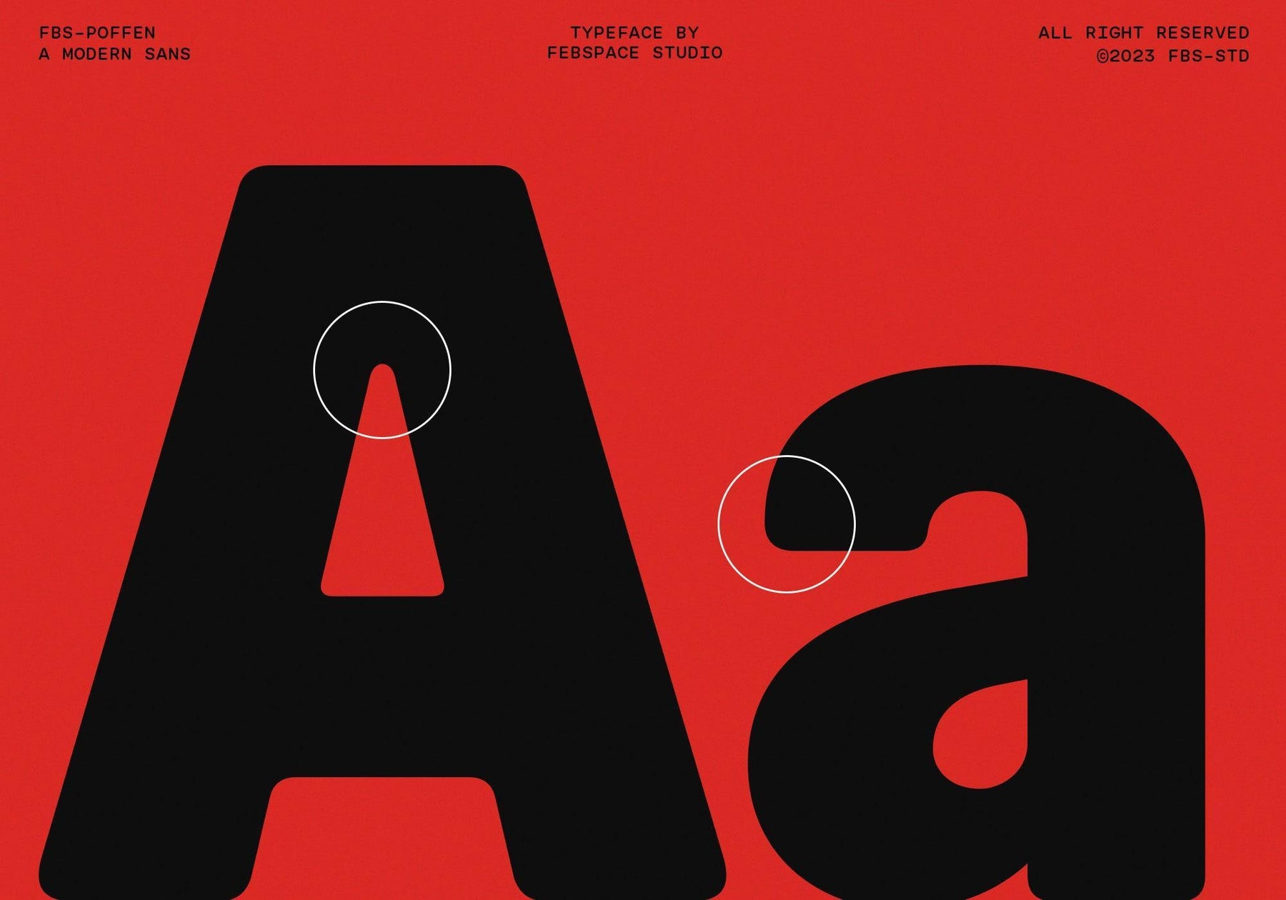 FBS Poffen Typeface by Febspace Studio