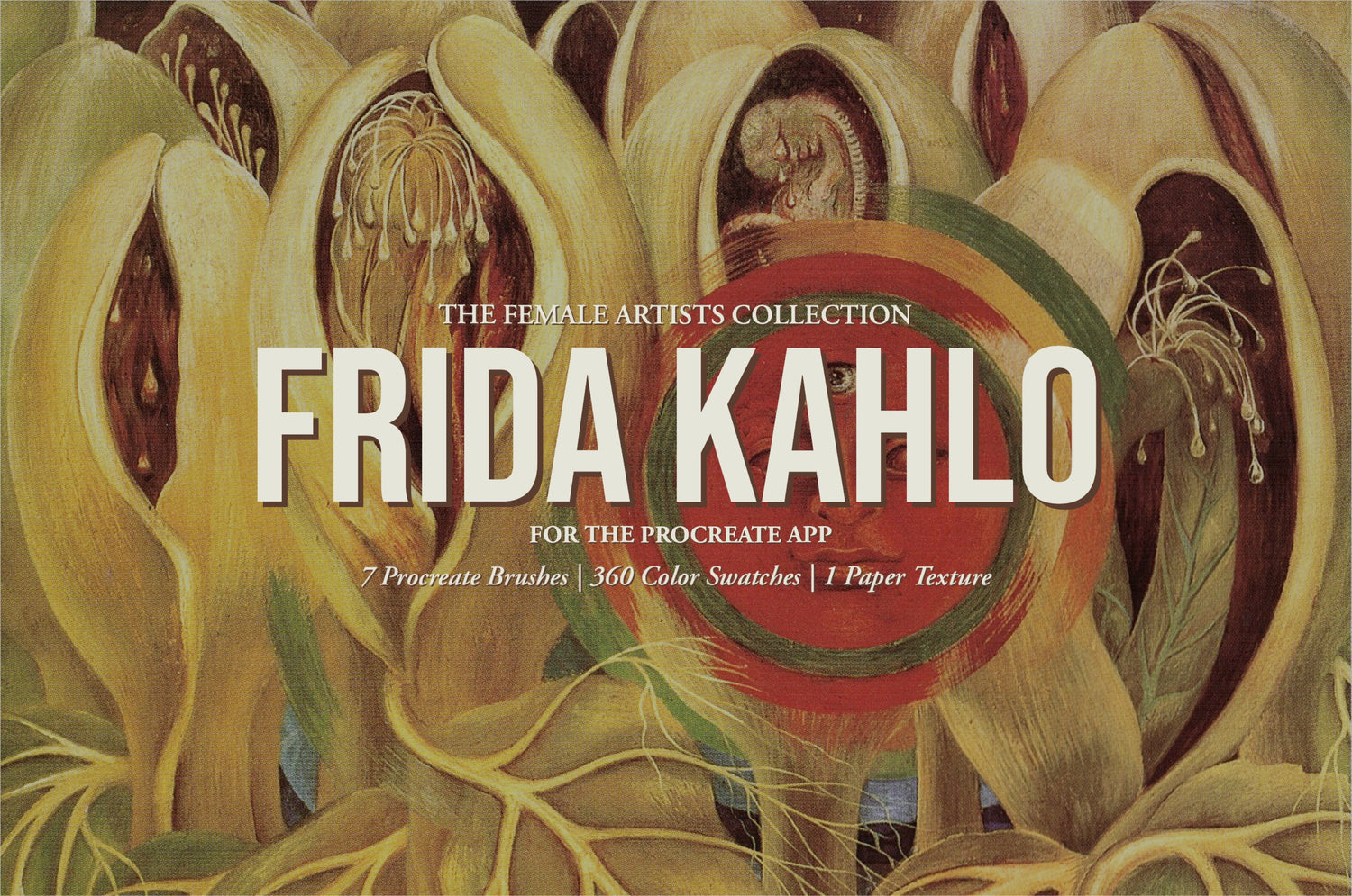 Frida Kahlo Procreate Kit by Digi Life