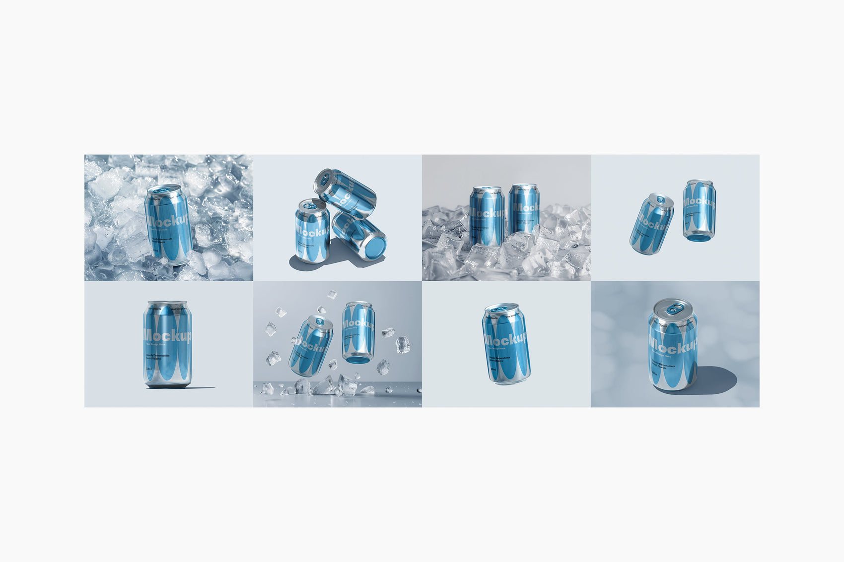 Frozen Can Mockup Set by Pixelbuddha