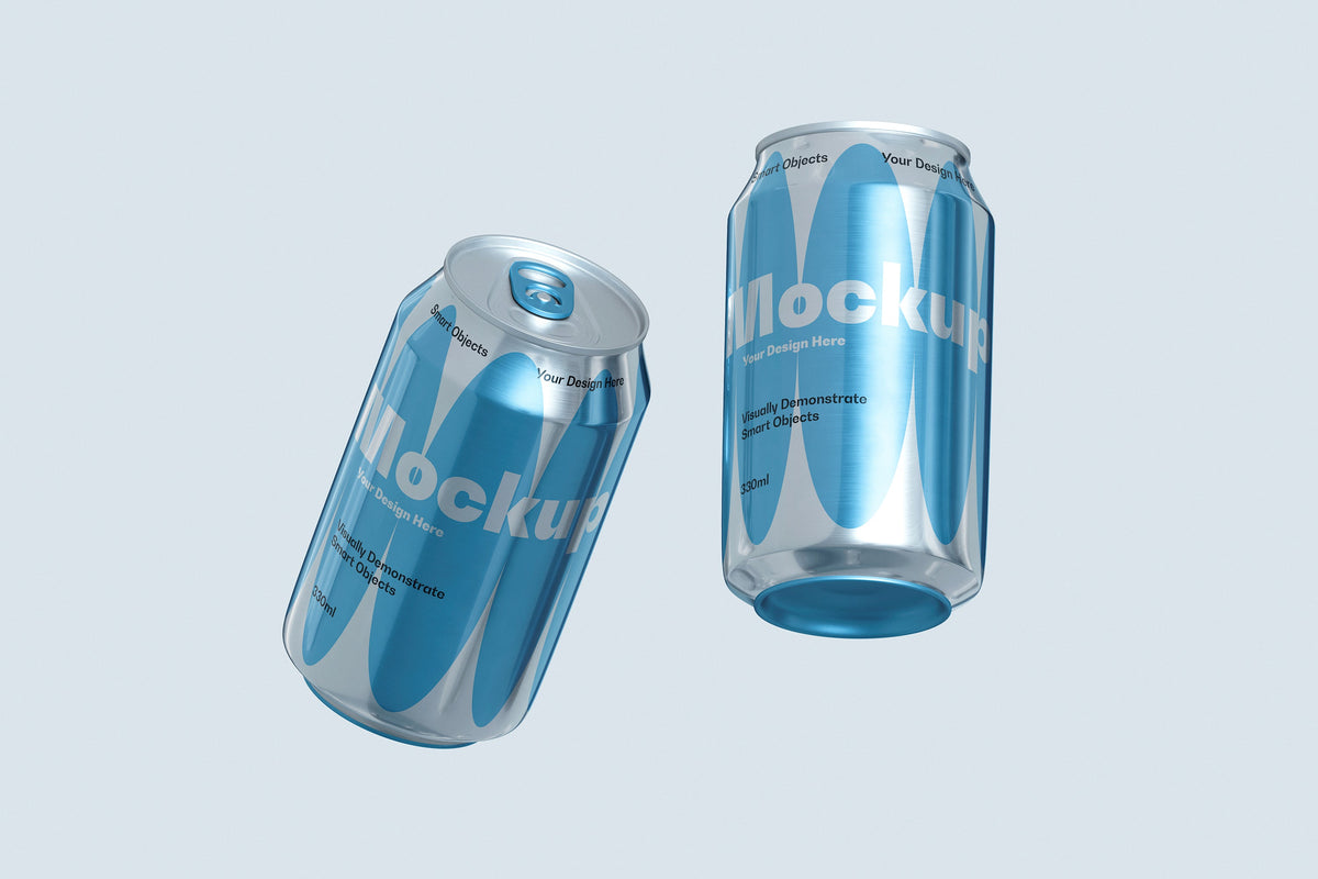 Frozen Can Mockup Set by Pixelbuddha