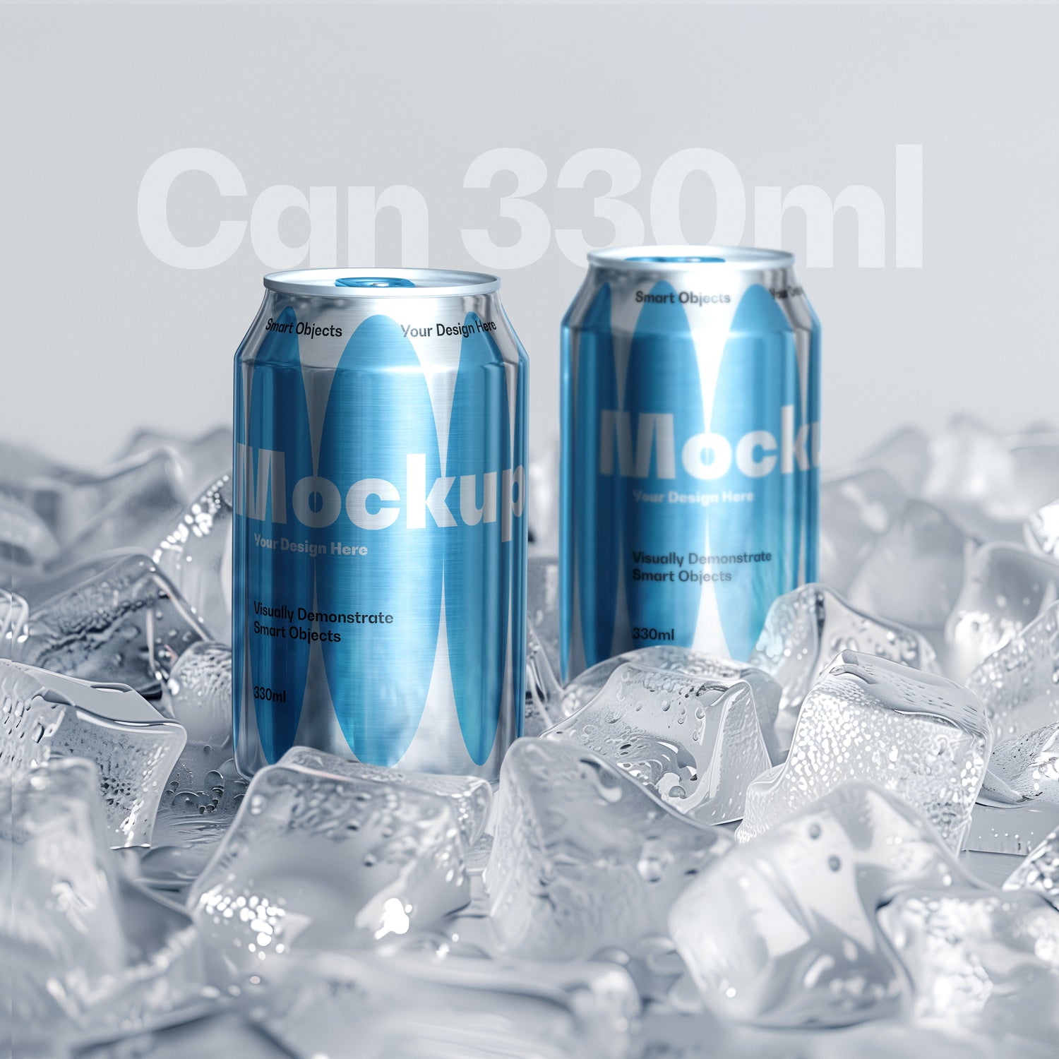 Frozen Can Mockup Set by Pixelbuddha