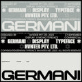 GERMANI Typeface by HVNTER