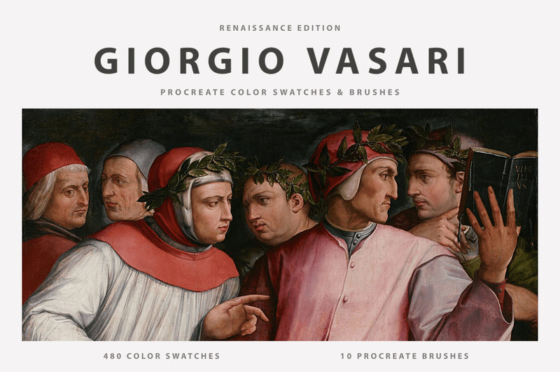 Giorgio Vasari Procreate Brushes & Color Palettes by Digi Life