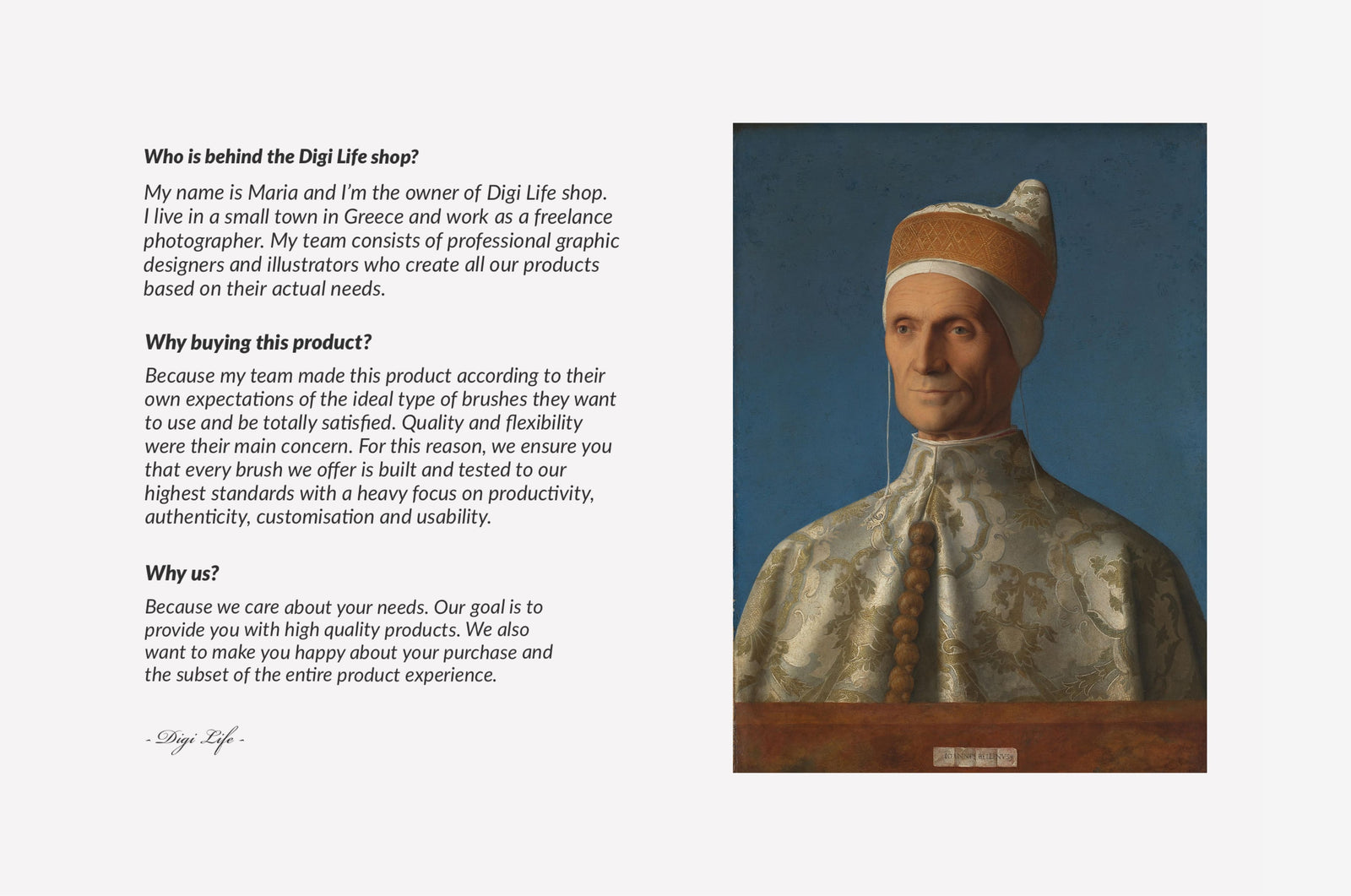 Giovanni Bellini Procreate Brushes & Color Palettes by Digi Life