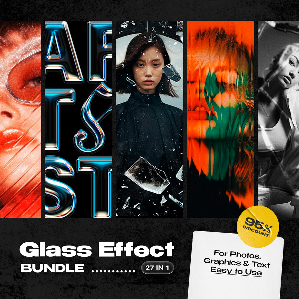 Glass Effects Bundle by Pixelbuddha