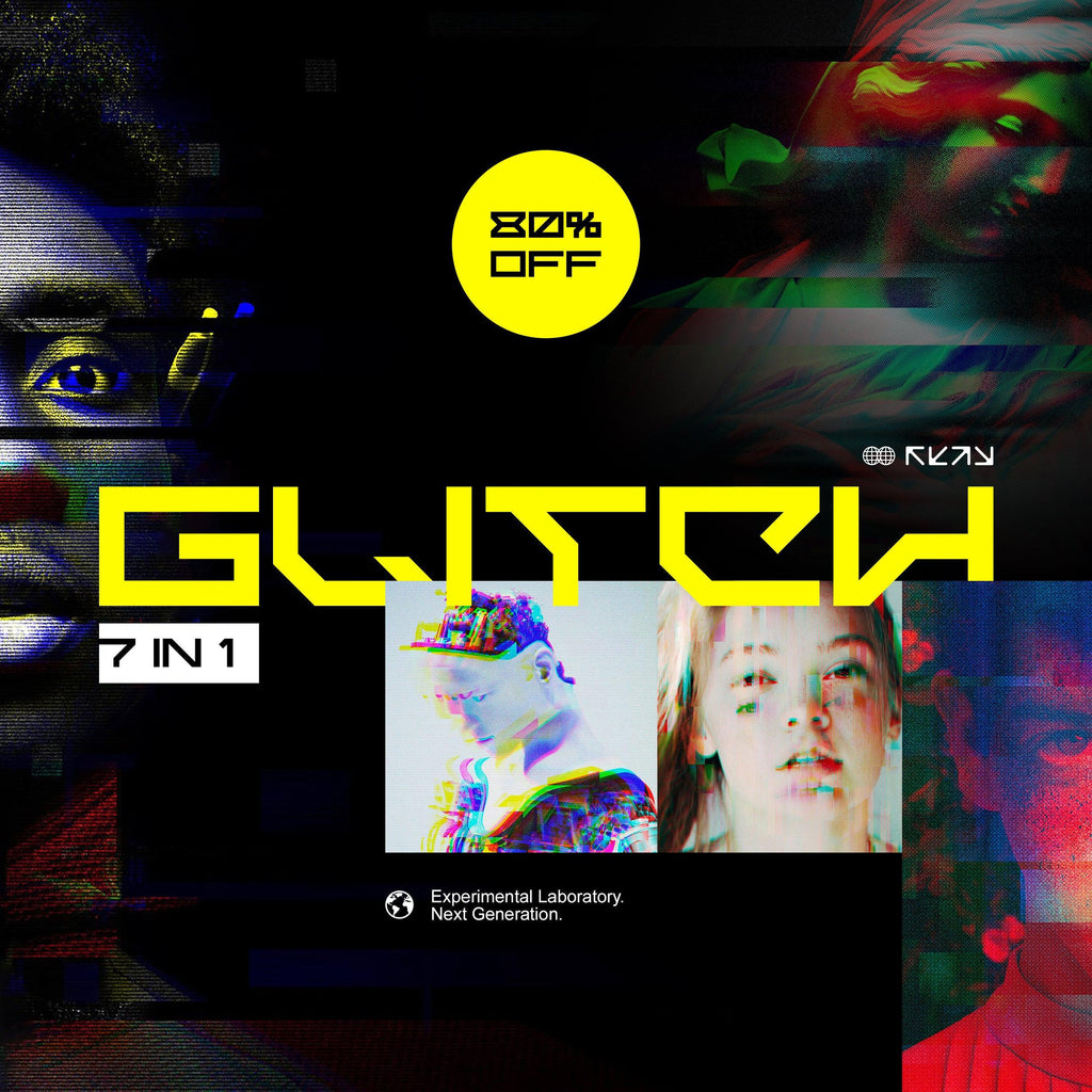 Glitch Effects Bundle by Pixelbuddha