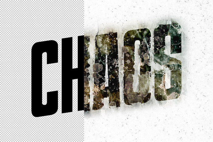 Grunge Wall Distortion Mockup by Pixelbuddha