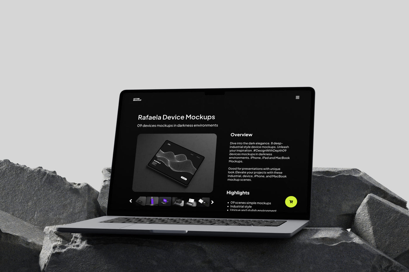 Hasnia Device Mockups by Aftermockup