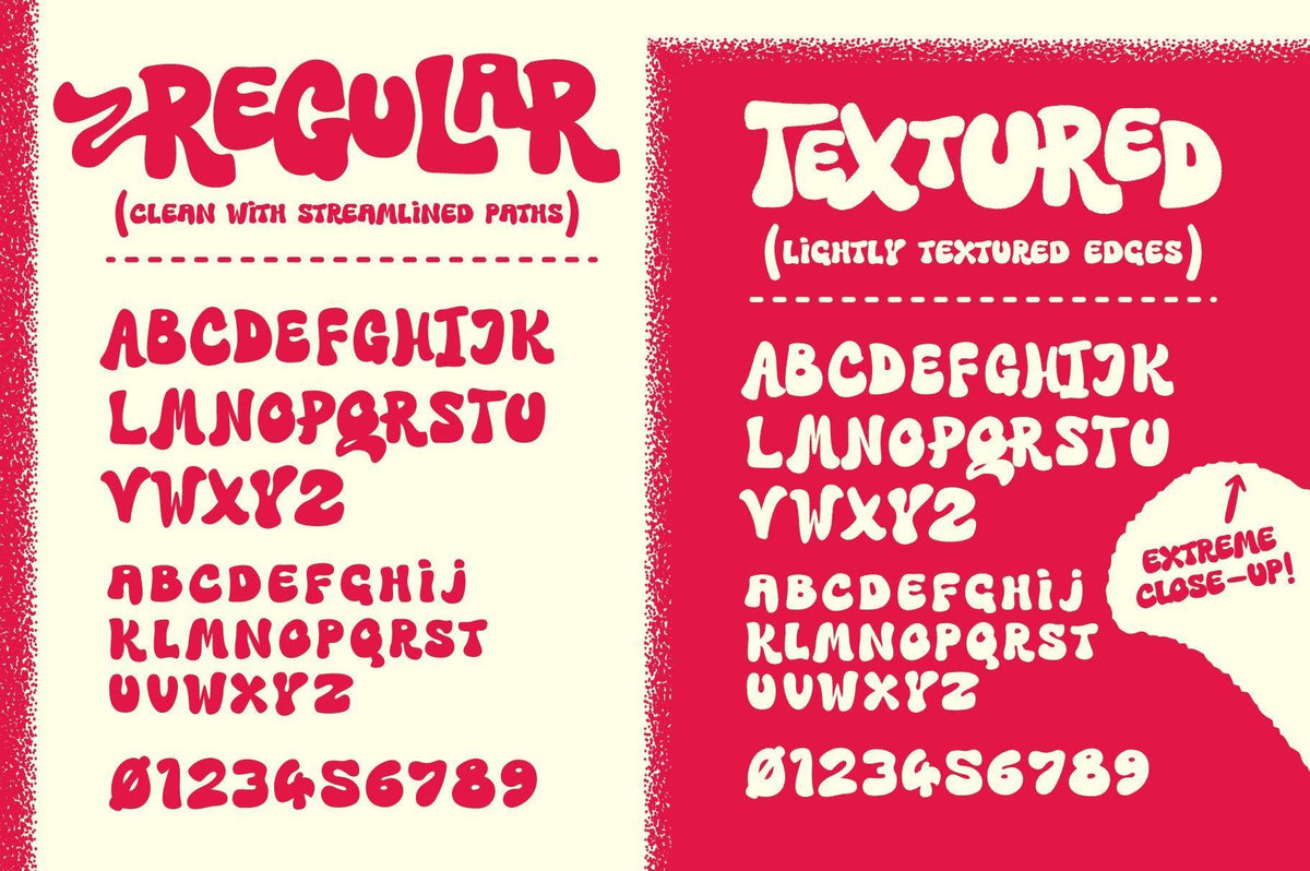 Hells Bells: 1970s Bell Bottom Font by Wingsart Studio