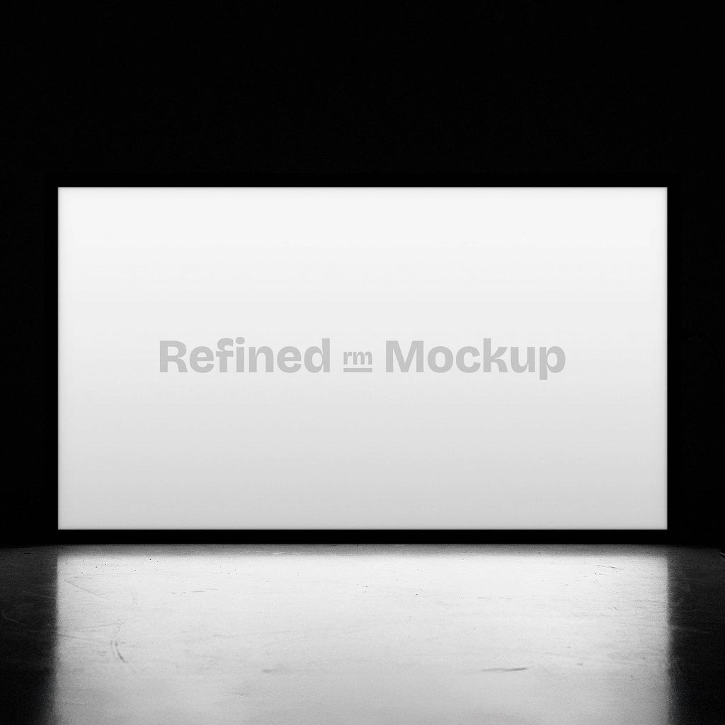 Horizontal Lightbox Screen Mockup by Pixelbuddha