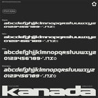 Kanada Typeface by HVNTER